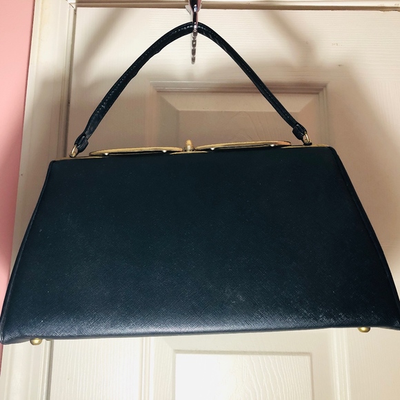 Verdi-New York | Bags | Verdi Vintage Black Handbag | Poshmark